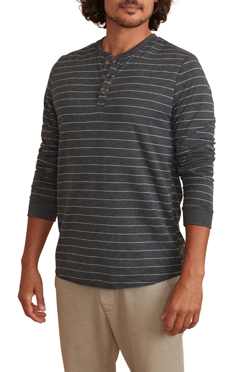Marine Layer Double Knit Long Sleeve Henley | Nordstromrack