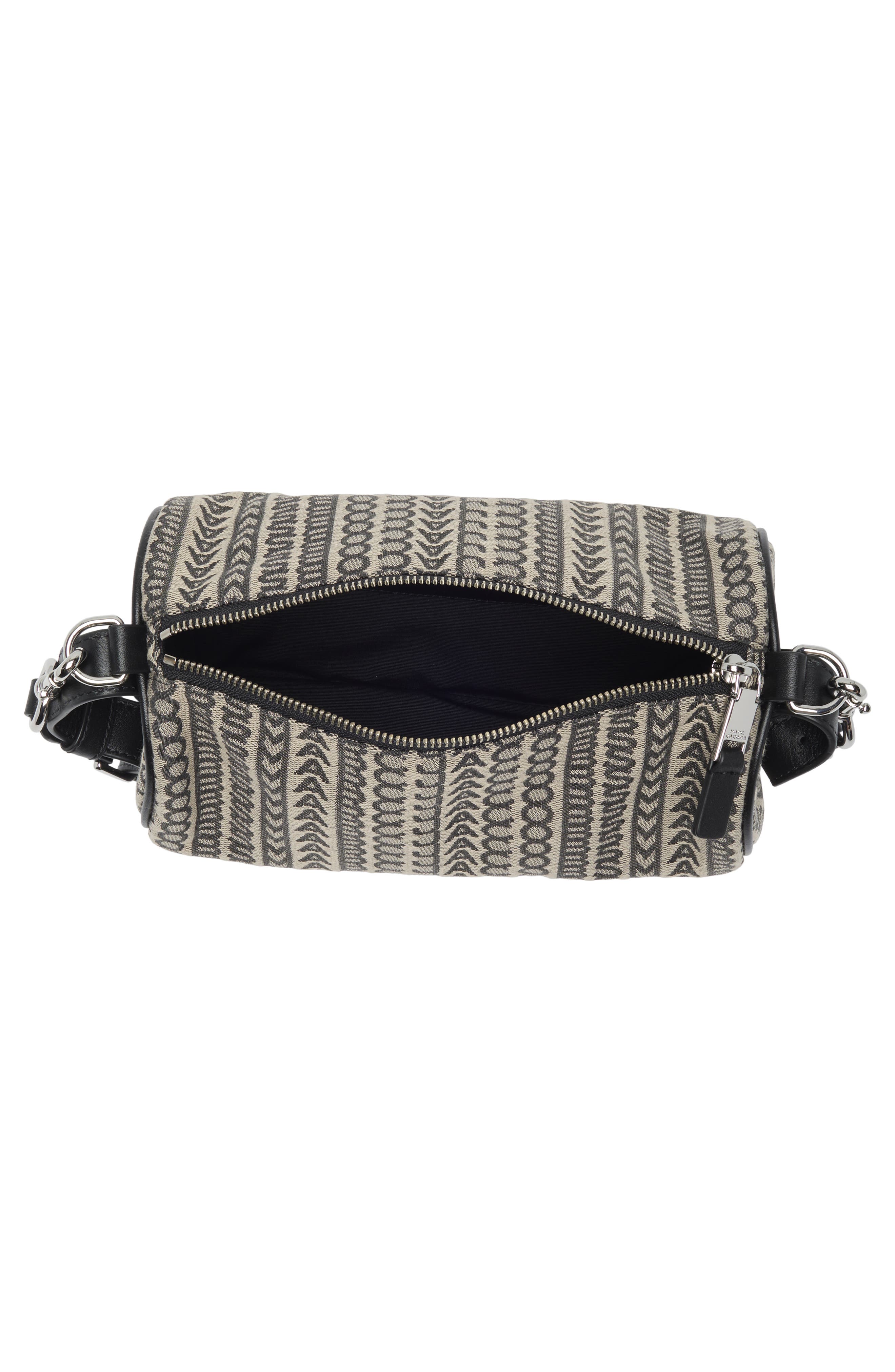 Marc Jacobs Logo Jacquard & Leather Barrel Shoulder Bag | Nordstromrack