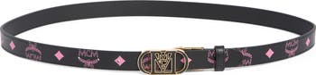 MCM Logo Buckle Leather Belt | Nordstromrack