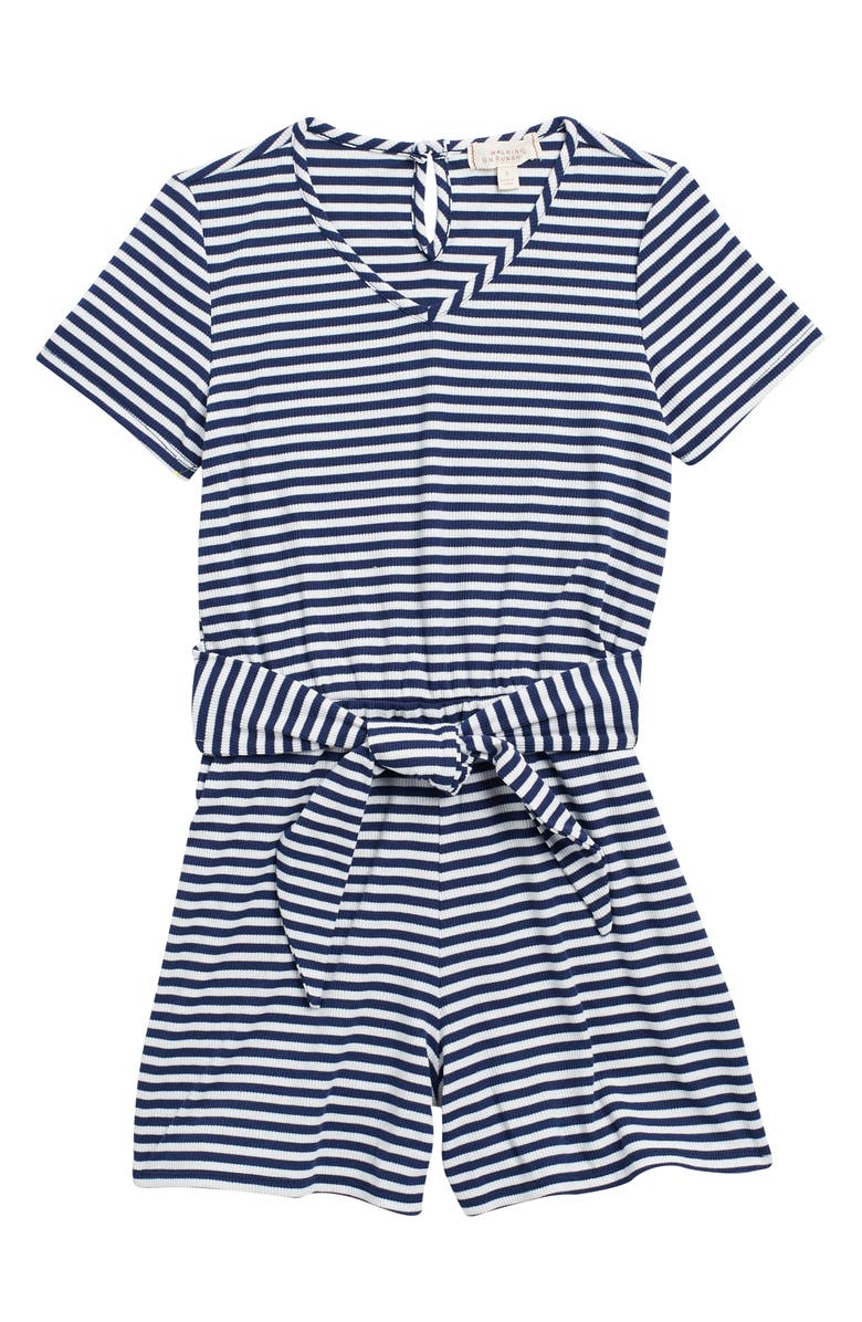 Walking on Sunshine Tie Front Romper | Nordstromrack