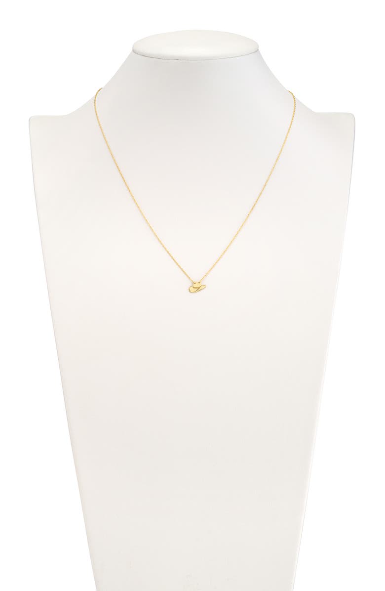 HAWLEY ST 14K Yellow Gold Mini Cowboy Hat Pendant Necklace | Nordstromrack