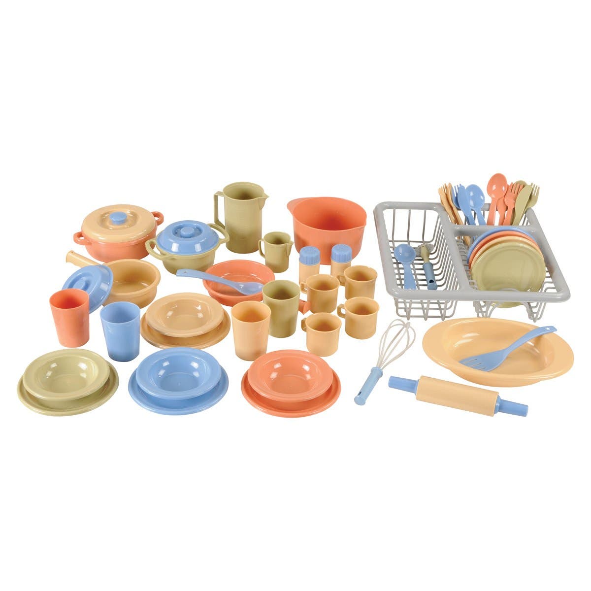 Kaplan Early Learning Company Toddler Kitchen Playset - 52 Pieces ...