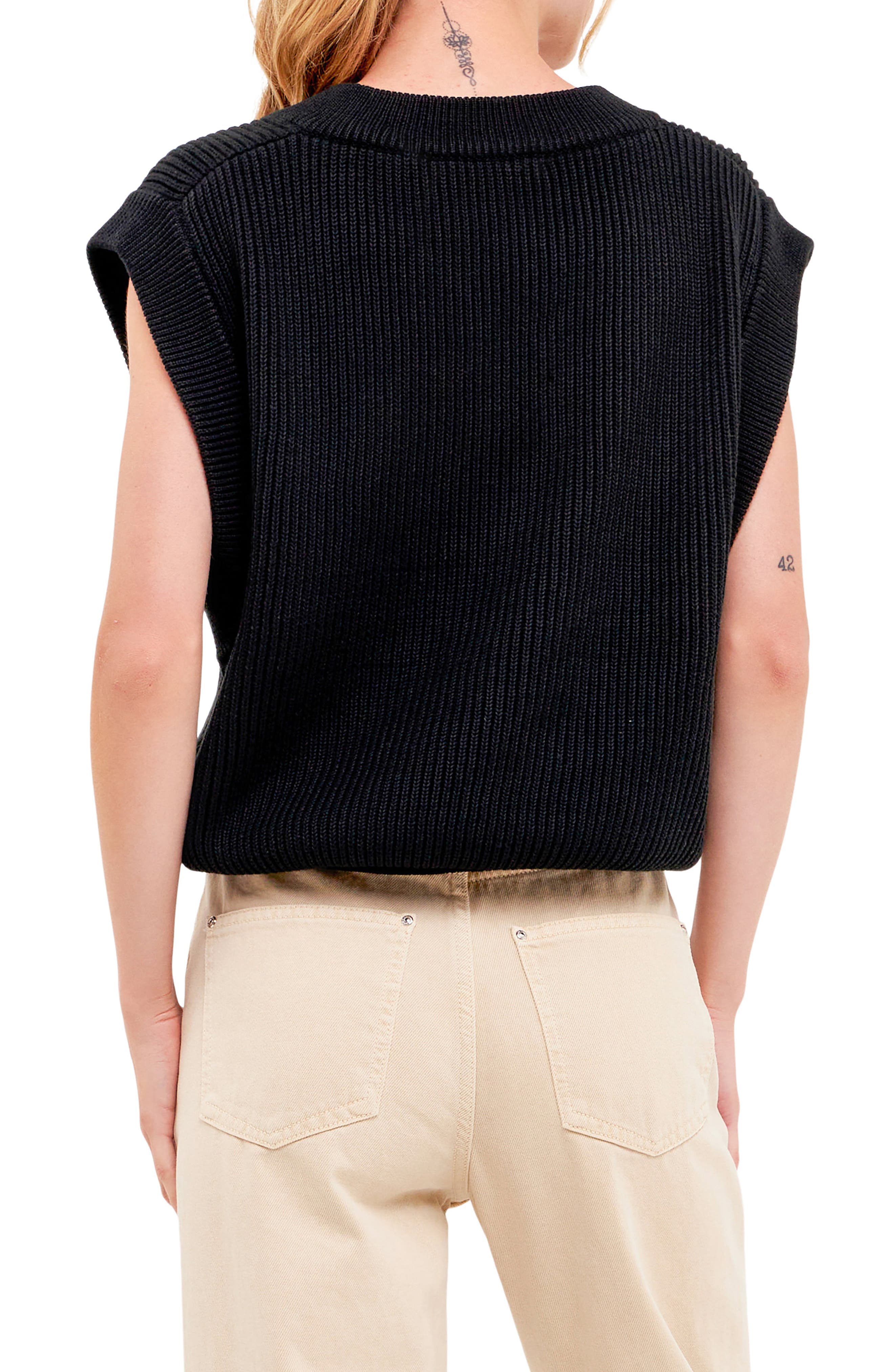 English Factory Throw On Sweater Vest | Nordstrom
