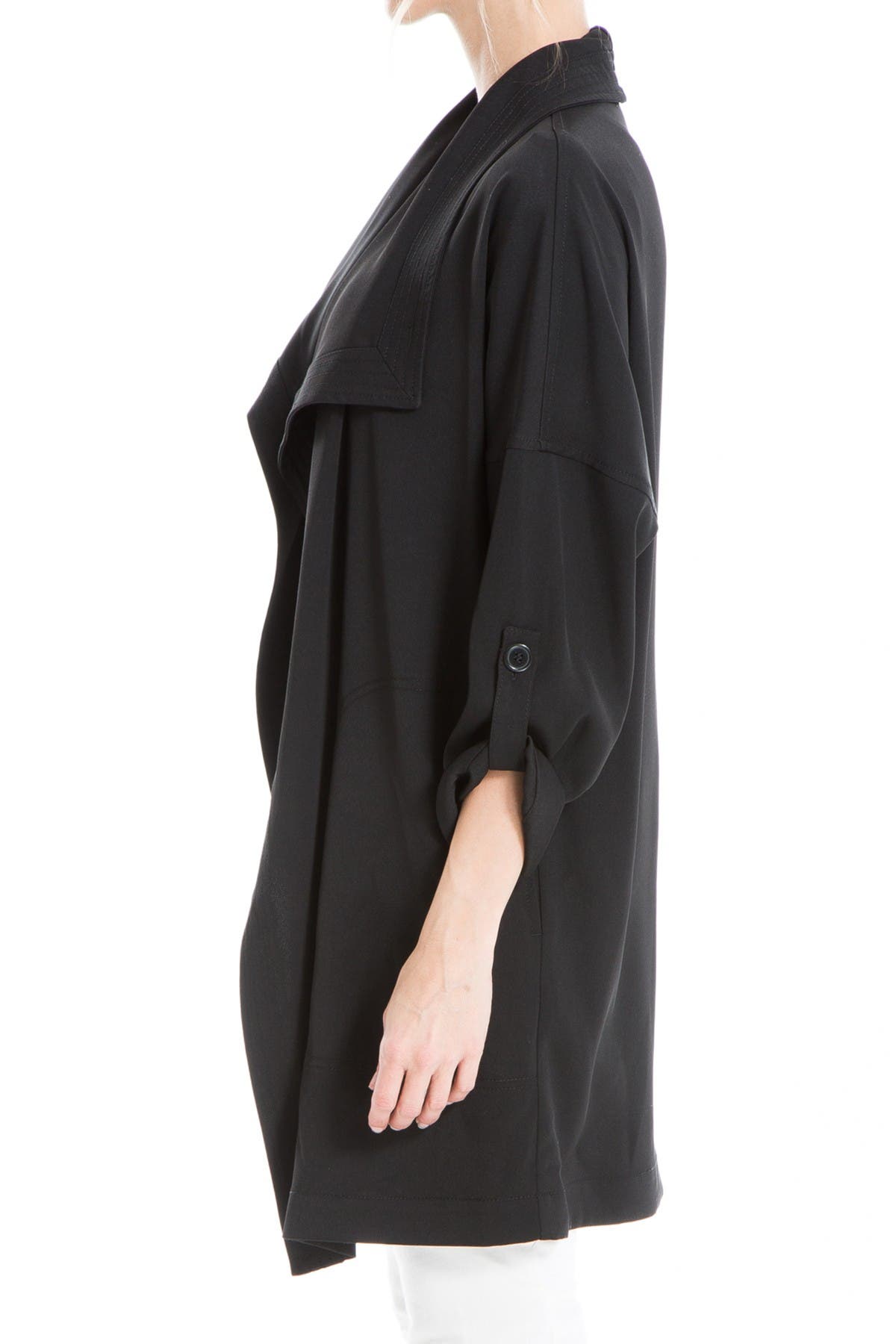 MAX STUDIO Drape Collared Jacket | Nordstromrack