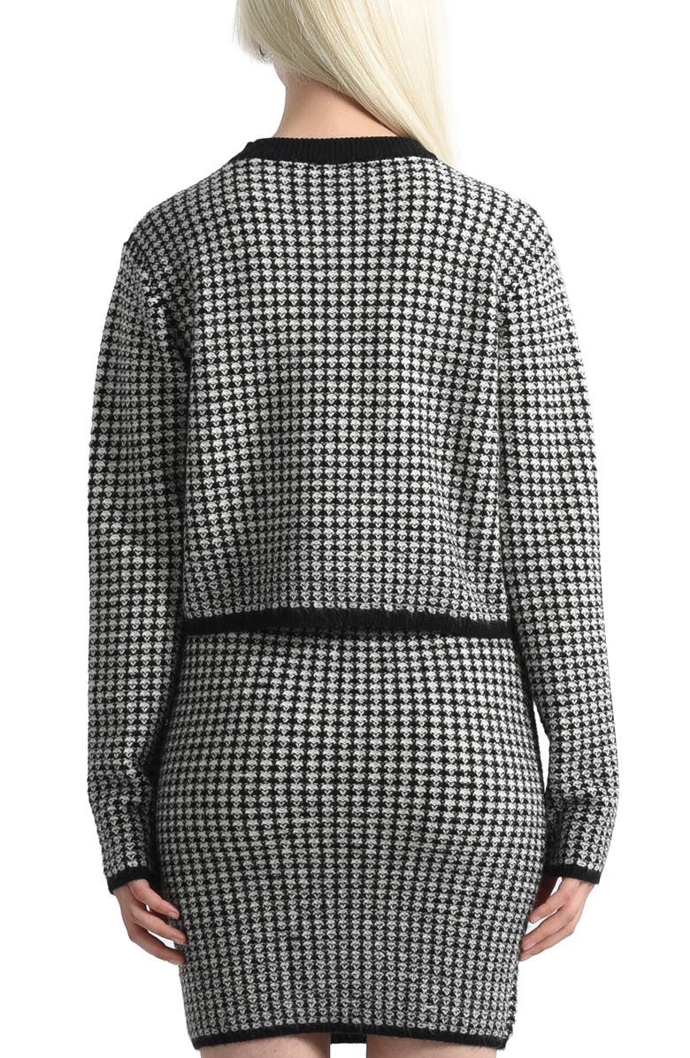 Molly Bracken Check Crop Sweater | Nordstrom