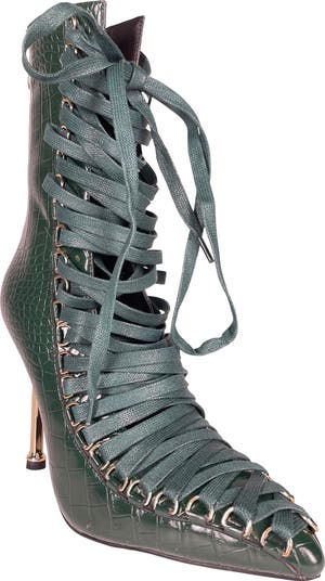 AZALEA WANG Sniper Lace-Up Boot (Women) | Nordstrom