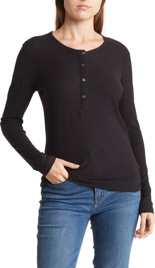 James Perse Slub Jersey Henley | Nordstromrack