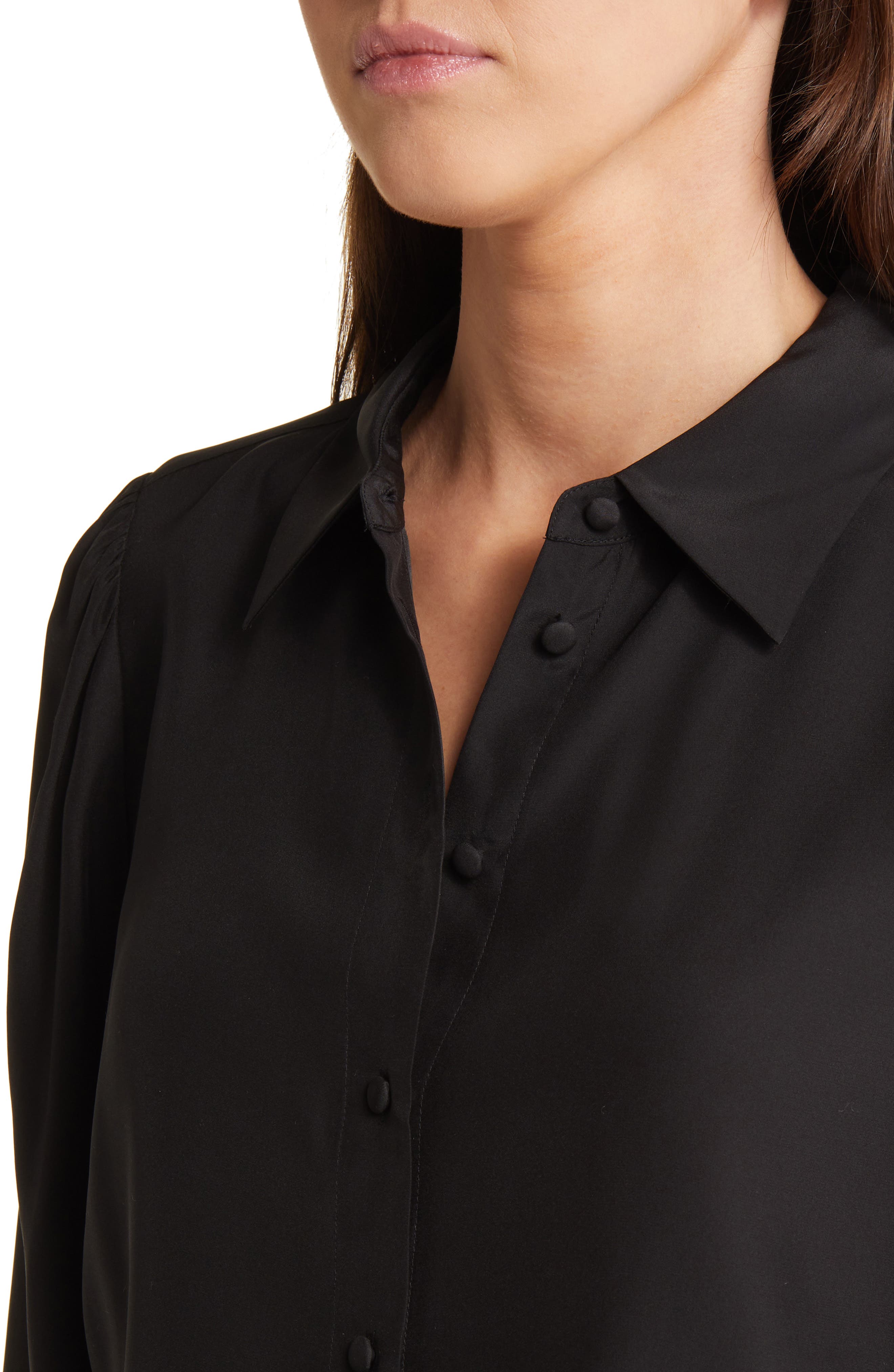 FRAME Victorian Silk Shirt | Nordstromrack