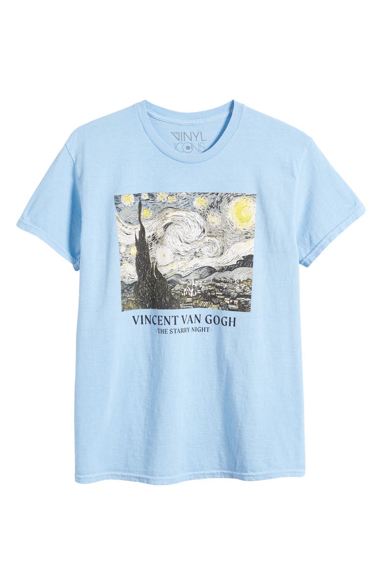 Vinyl Icons Van Gogh Starry Night Cotton Graphic T-Shirt | Nordstromrack