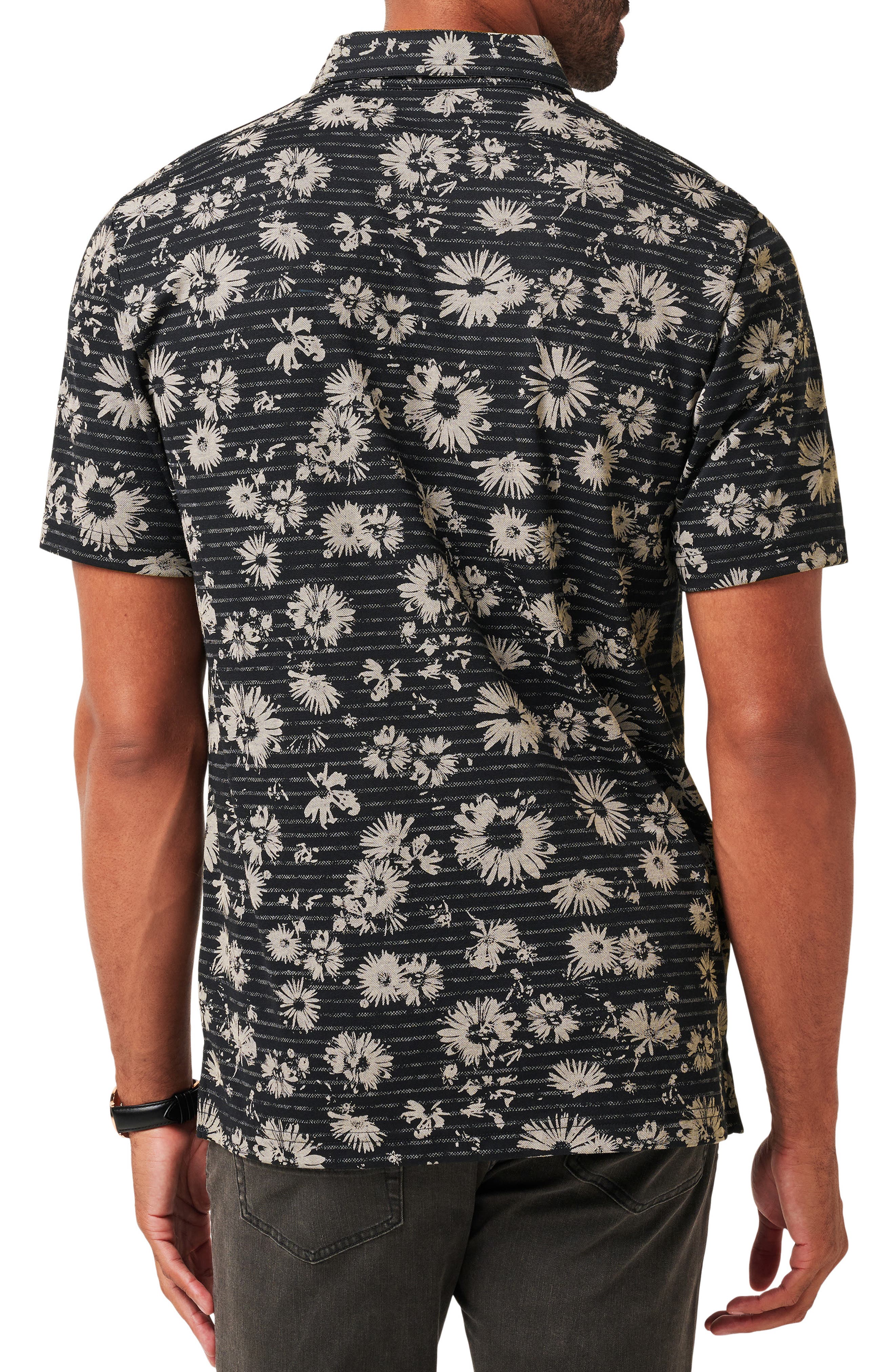 TravisMathew Shaded Grove Floral Piqué Polo | Nordstromrack