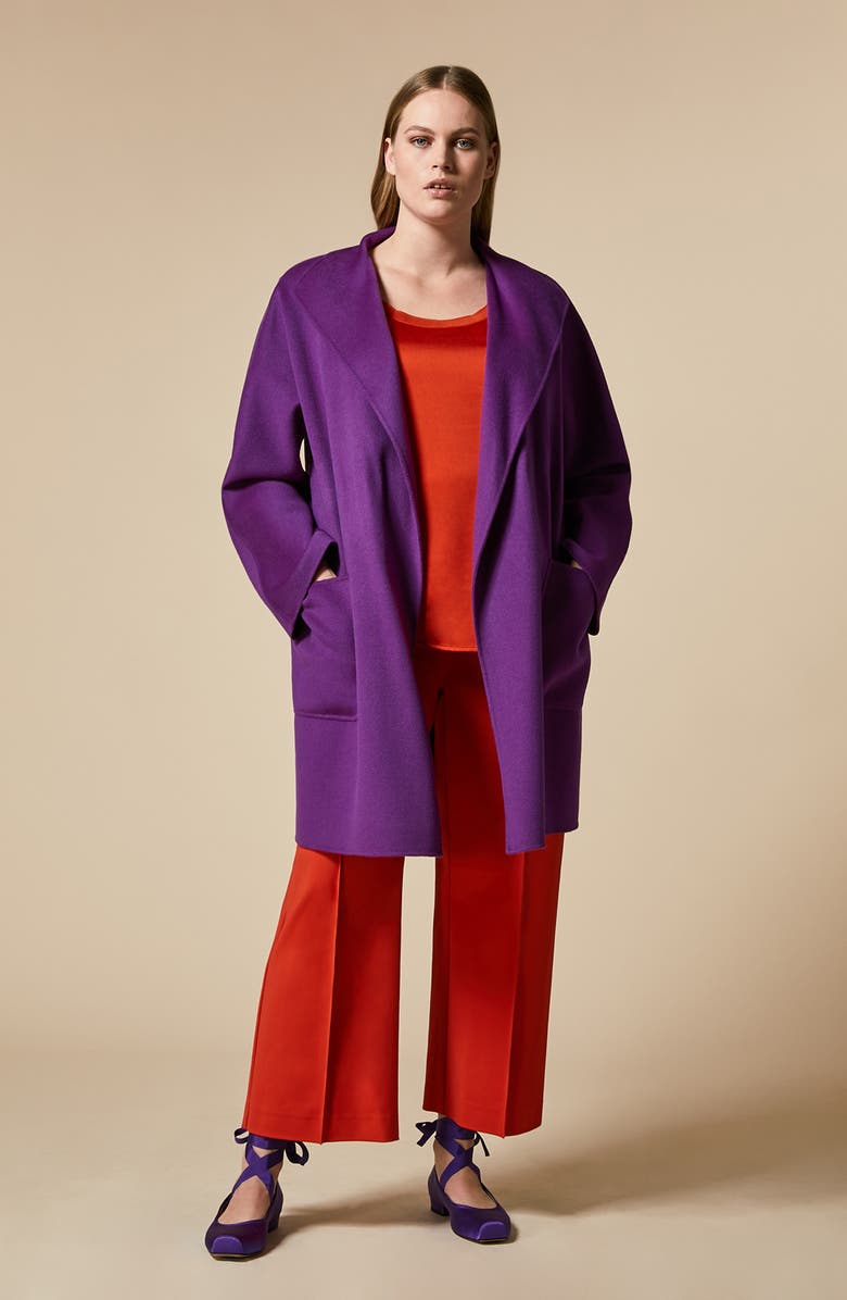 Marina Rinaldi Belted Wool Blend Coat | Nordstrom