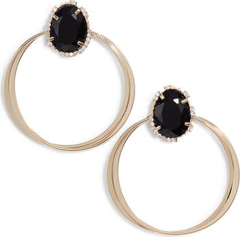 Serefina Crystal Hoop Earrings | Nordstrom