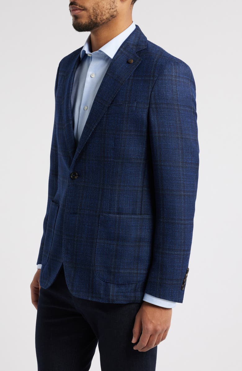 Peter Millar Crown Crafted Clyde Plaid Merino Wool & Silk Sport Coat ...