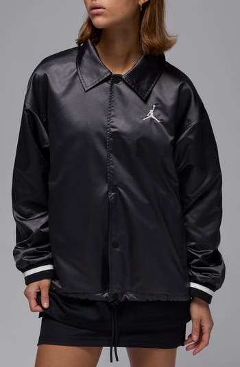 Jordan 40th Anniversary Water Repellent Satin Coach's Jacket | Nordstrom