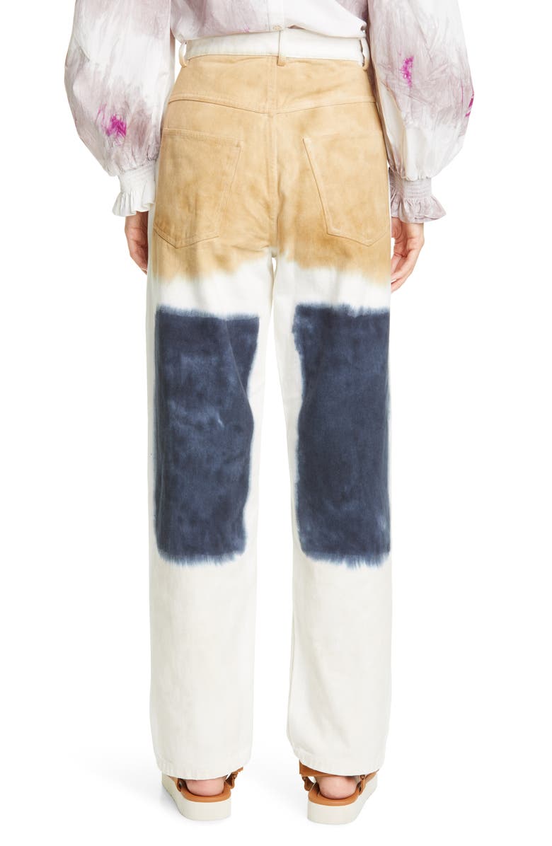 Sea Tandi Block Dye High Waist Straight Leg Twill Pants | Nordstromrack