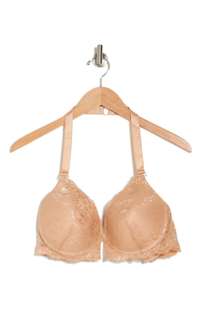 SECRET LACE Lace Deep Plunge Push Up Bra | Nordstromrack