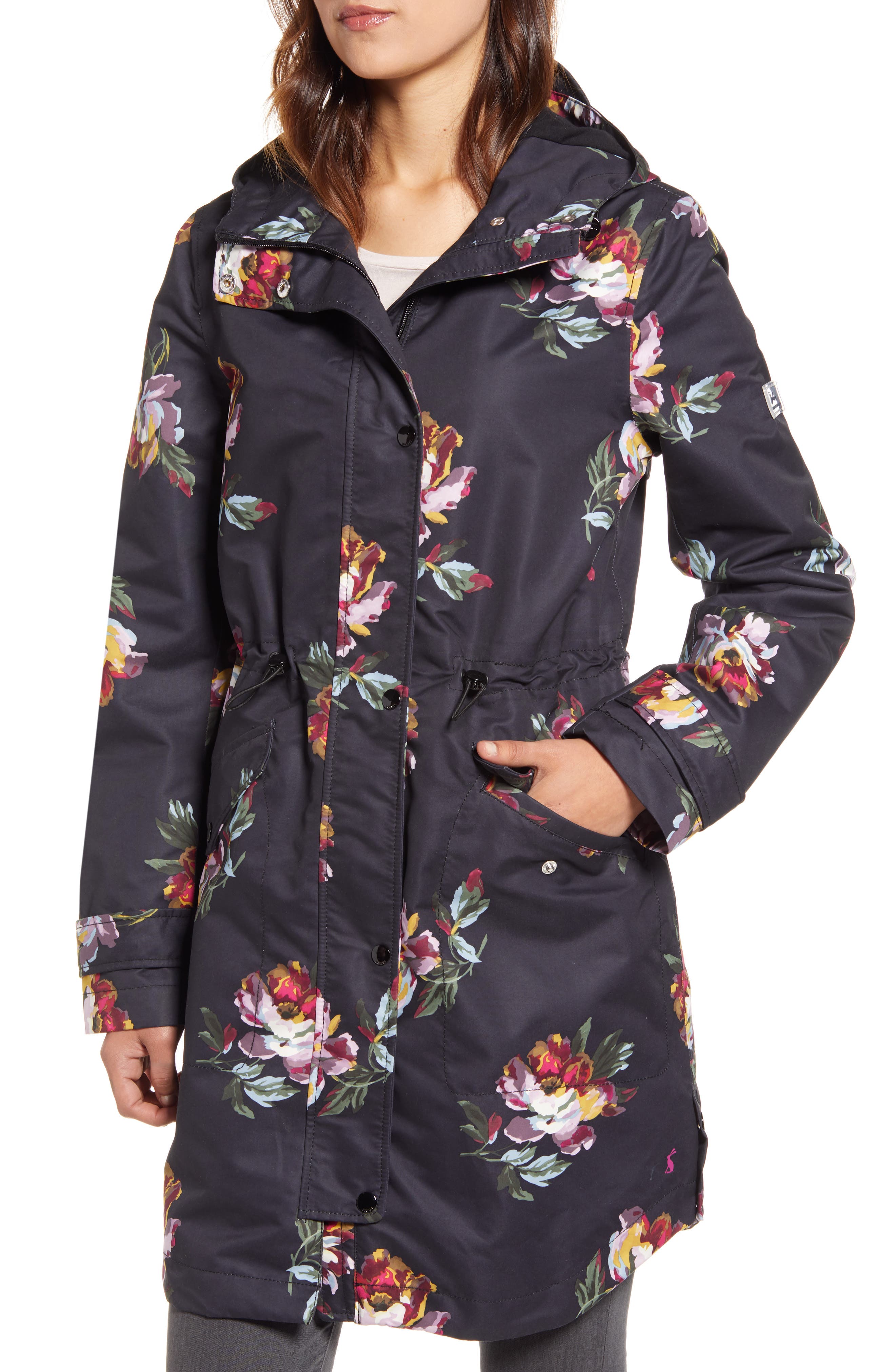 Joules Right As Rain Golightly Packable Waterproof Hooded Jacket ...