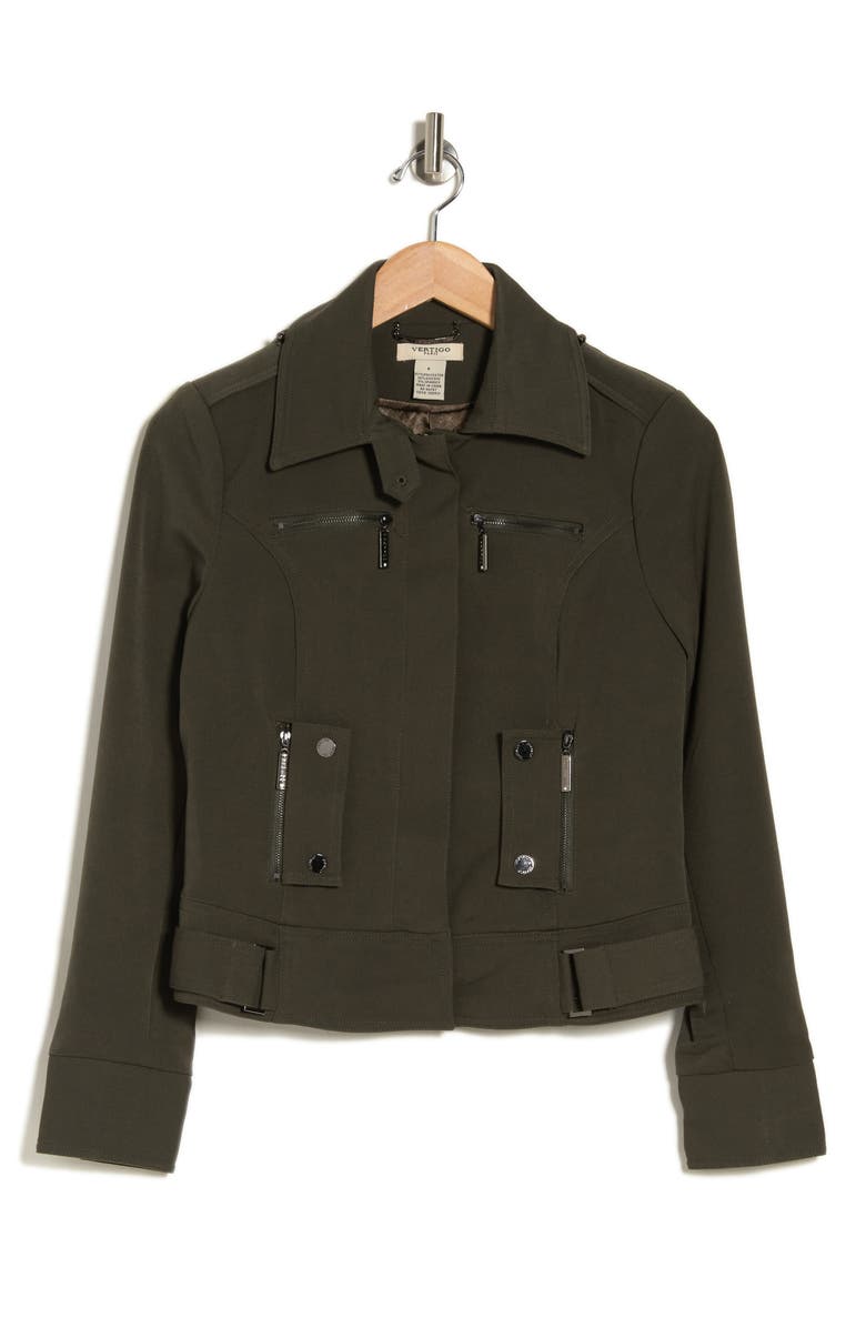 Vertigo Paris Full Zip Ponte Knit Jacket | Nordstromrack