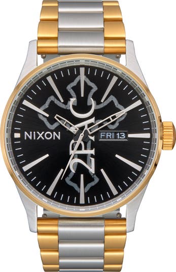 Nixon x 2PAC Sentry Bracelet Watch, 42mm | Nordstrom