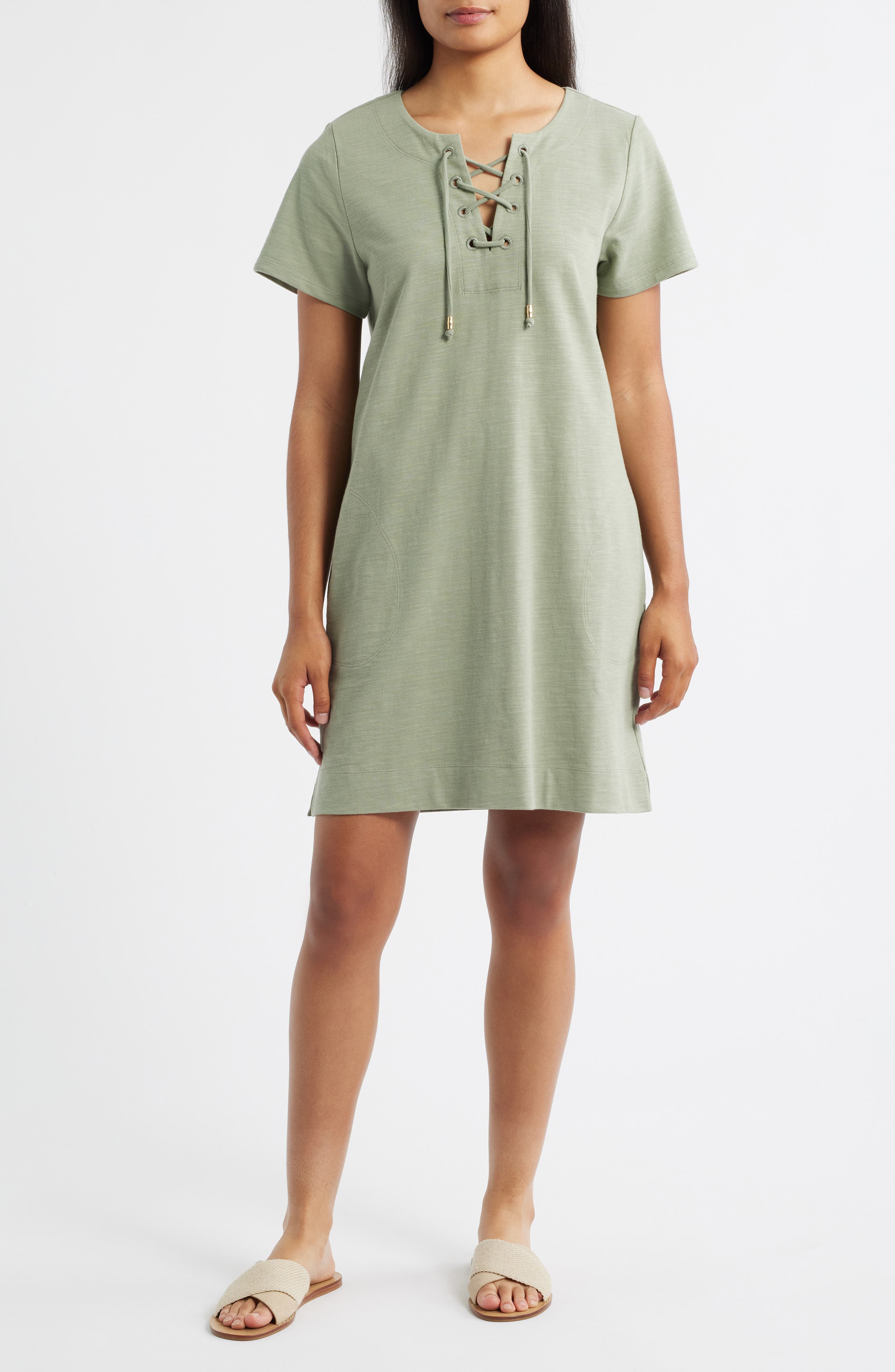 Tommy Bahama Sunset Harbor Short Sleeve Sundress | Nordstrom