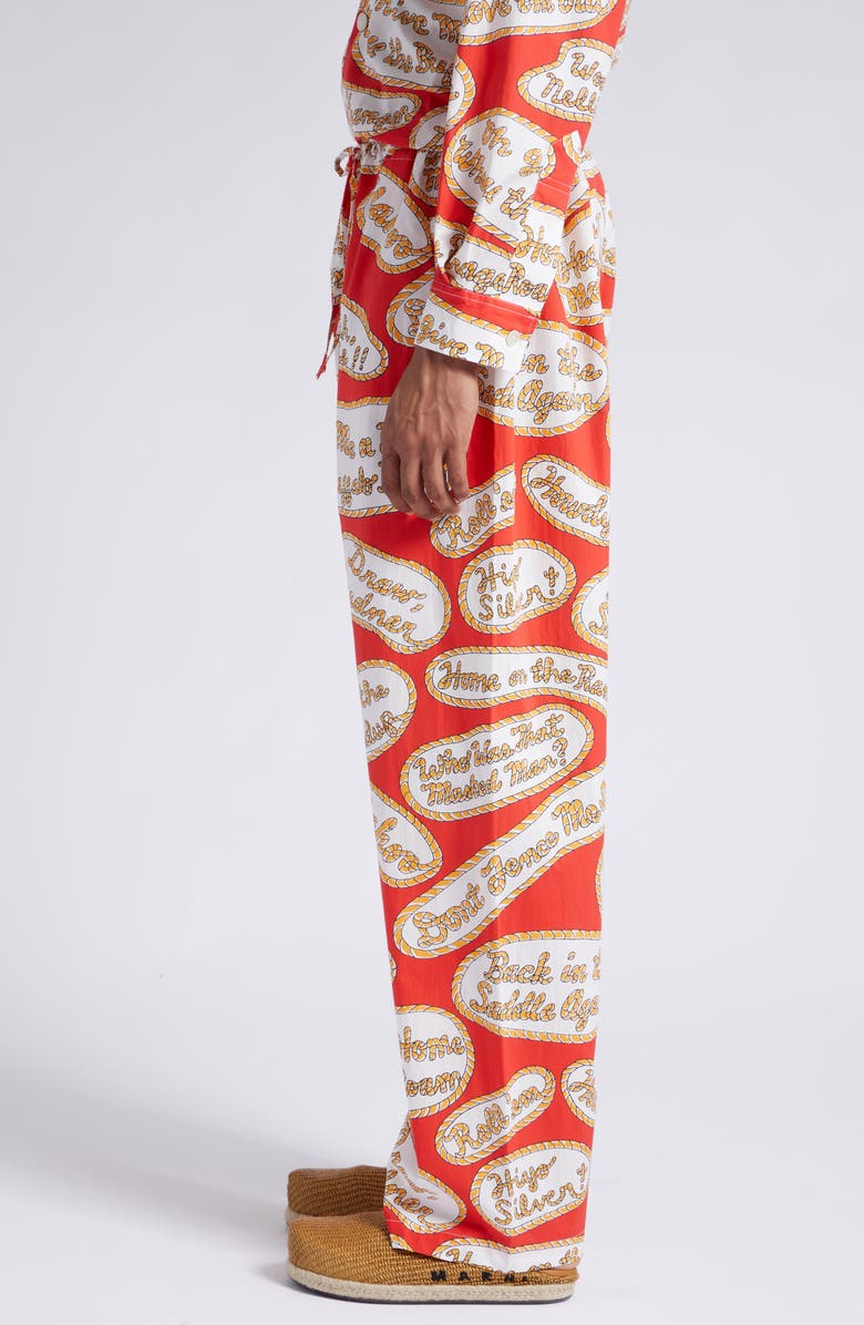 Bode Rodeo Slogans Print Lounge Pants | Nordstromrack