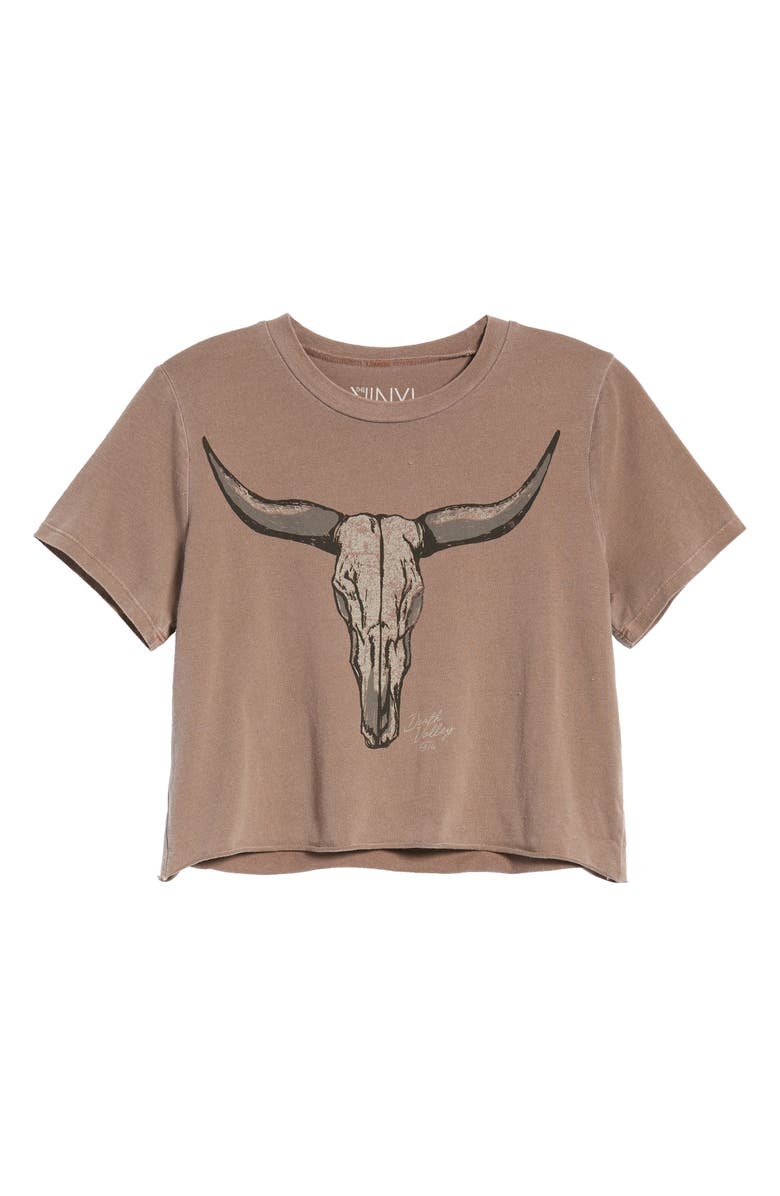 Vinyl Icons Bull Crop Graphic Tee | Nordstromrack