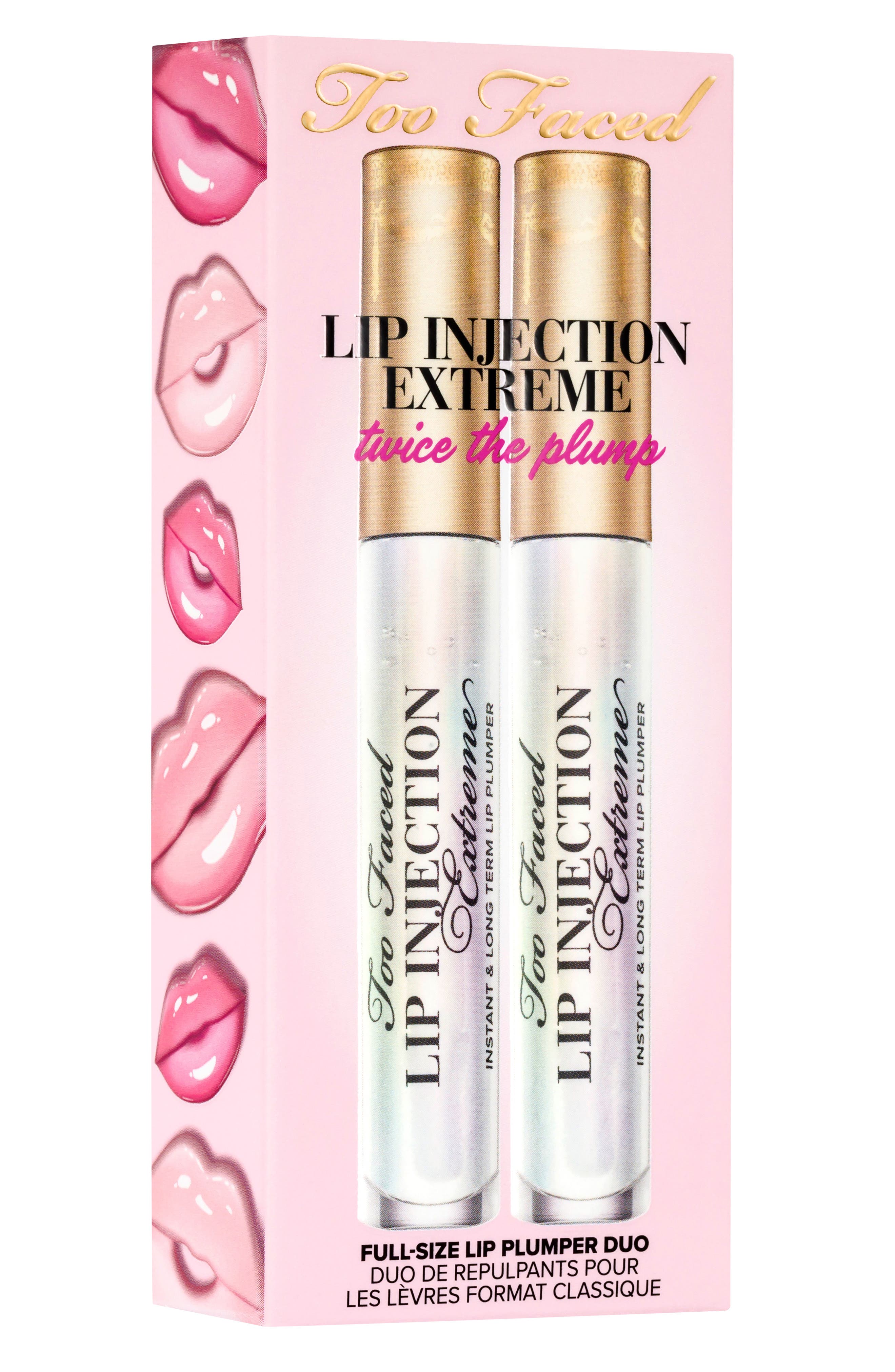Too Faced Lip Injection Extreme Twice the Plump Lip Gloss Duo ...