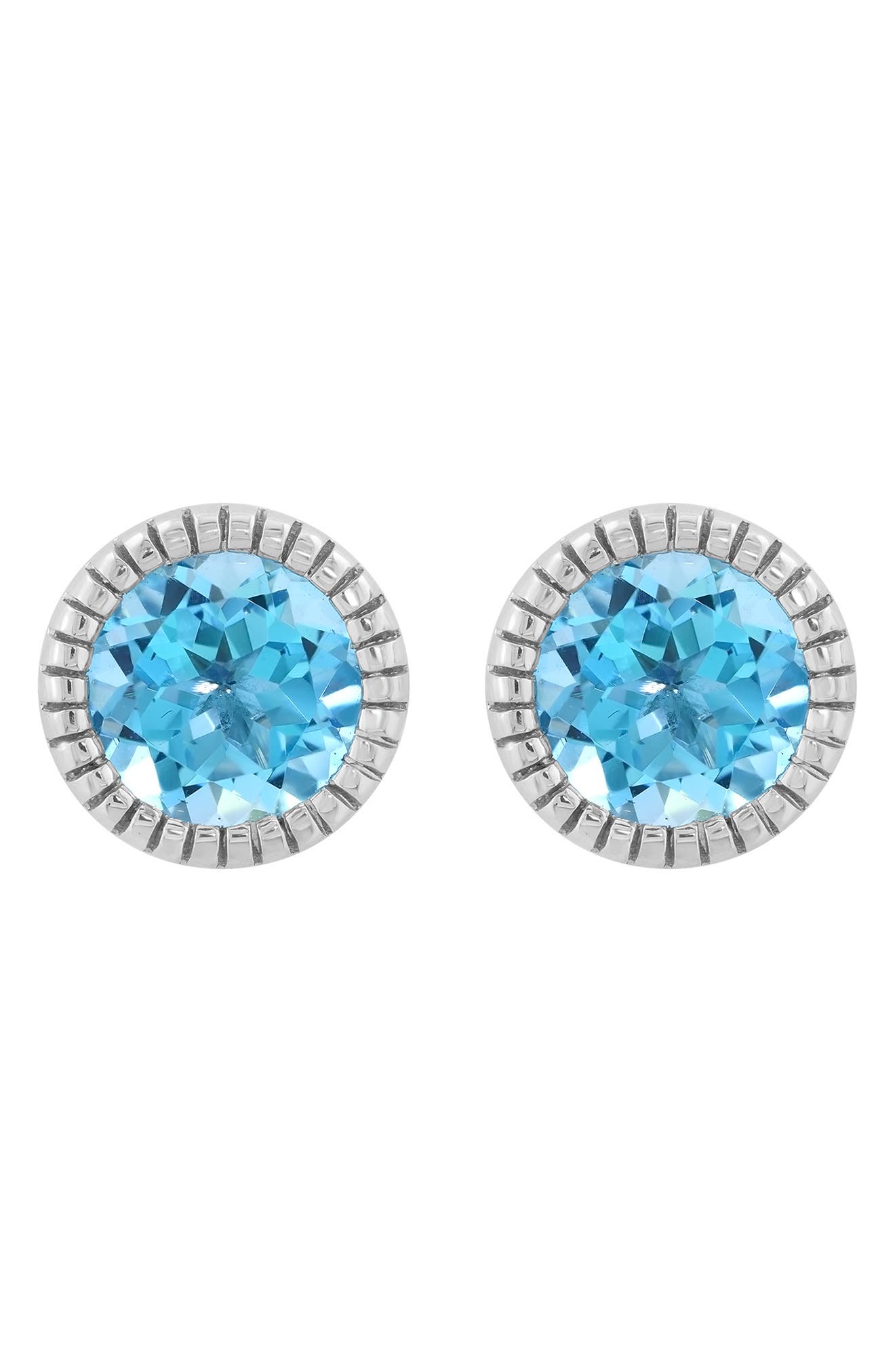 EFFY Sterling Silver Blue Topaz Stud Earrings | Nordstromrack