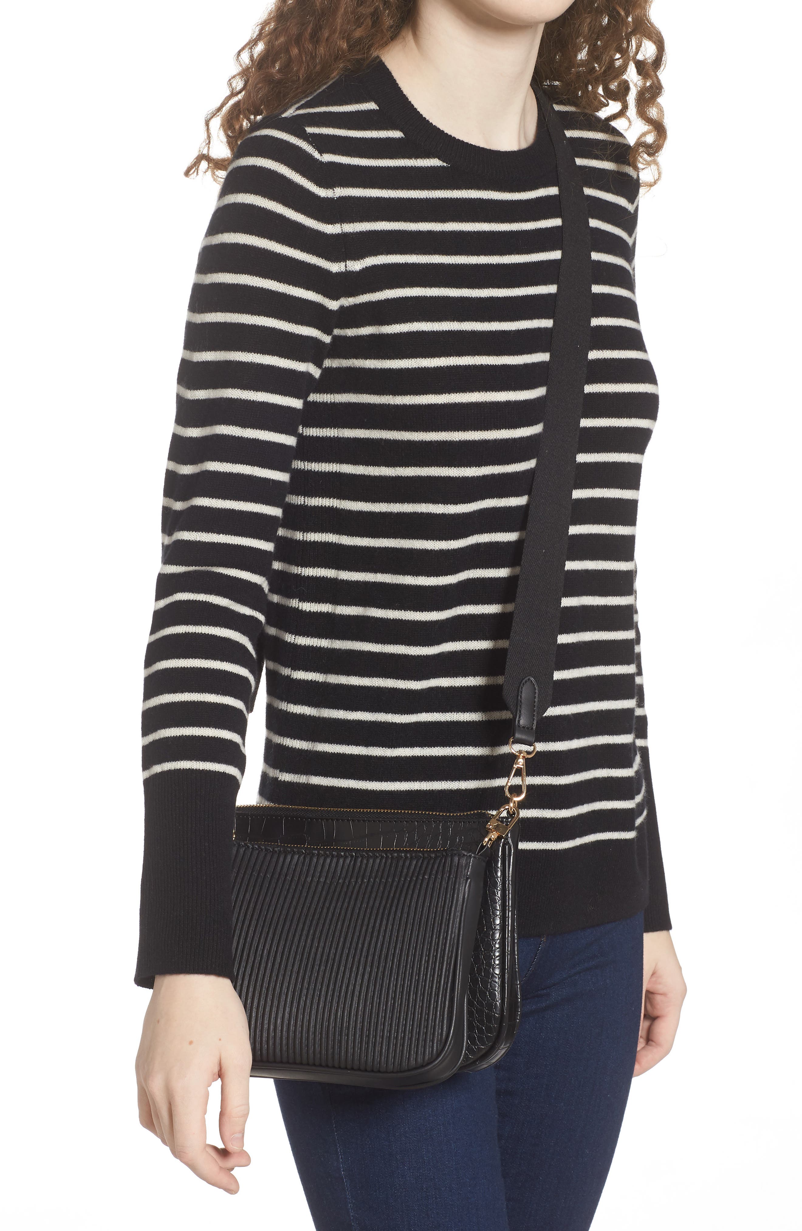 Street Level Faux Leather Crossbody Bag with Coin Pouch | Nordstrom