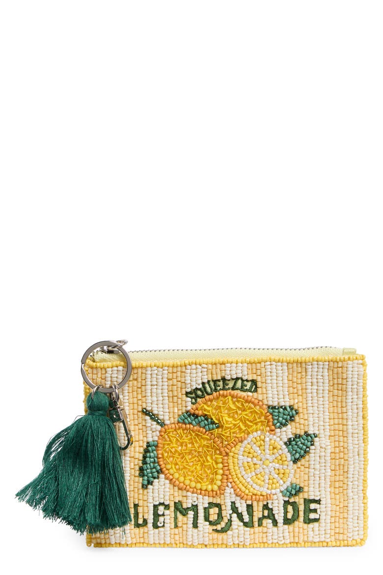 Squeezed Lemonade Beaded Coin Pouch (Women) | Nordstromrack