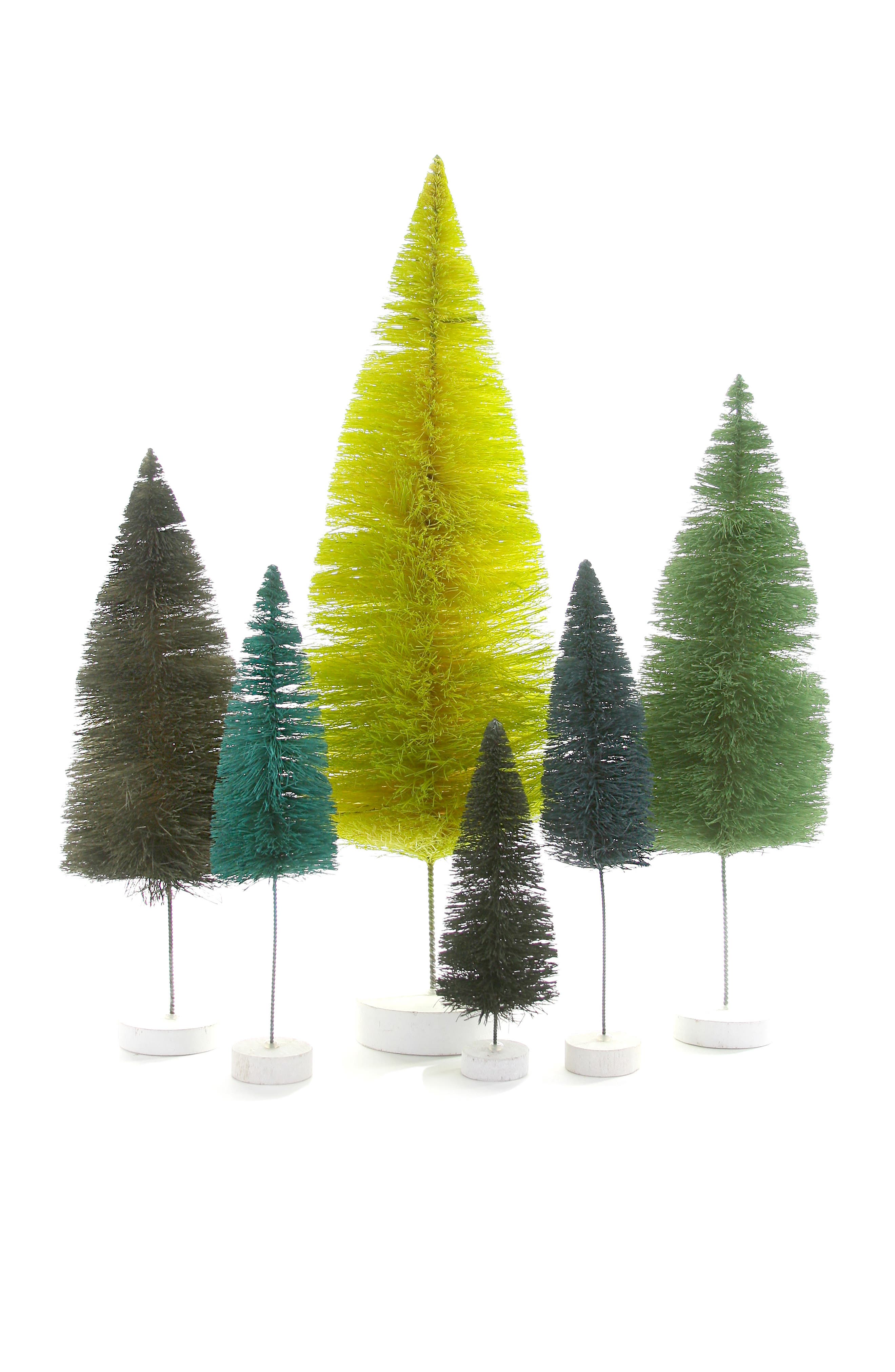 Cody Foster & Co. Set of 6 Rainbow Bottlebrush Trees | Nordstrom