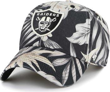 '47 Men's '47 Black Las Vegas Raiders Tropicalia Clean Up Adjustable ...