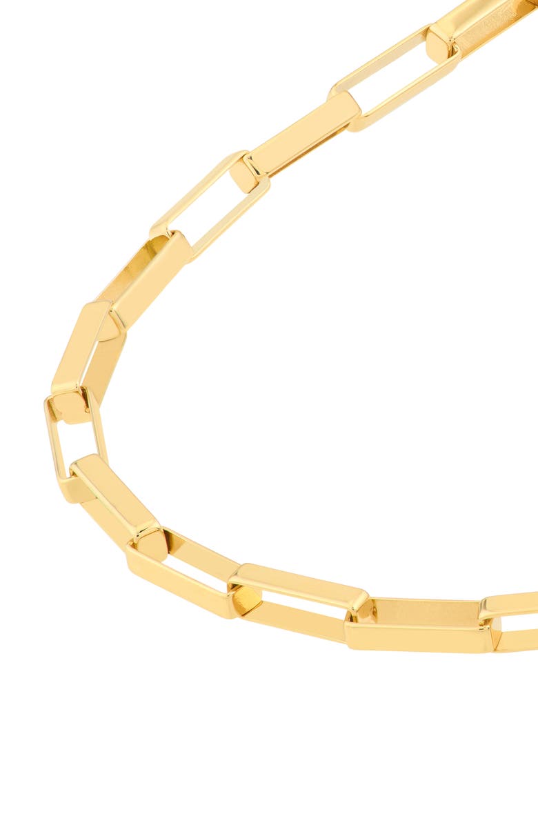HAWLEY ST 14K Gold Long Link Box Chain Bracelet | Nordstromrack