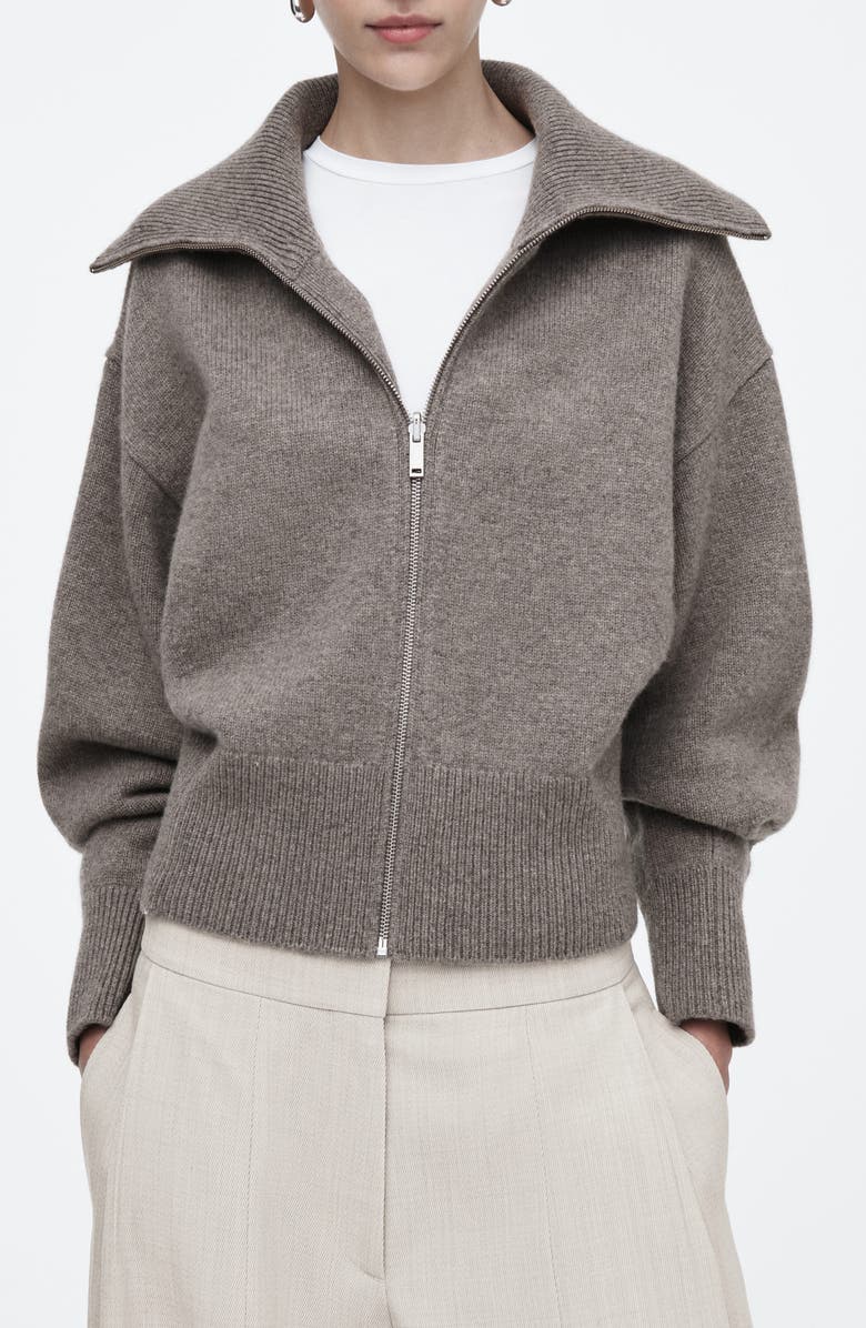 COS Wool Bomber Cardigan | Nordstrom