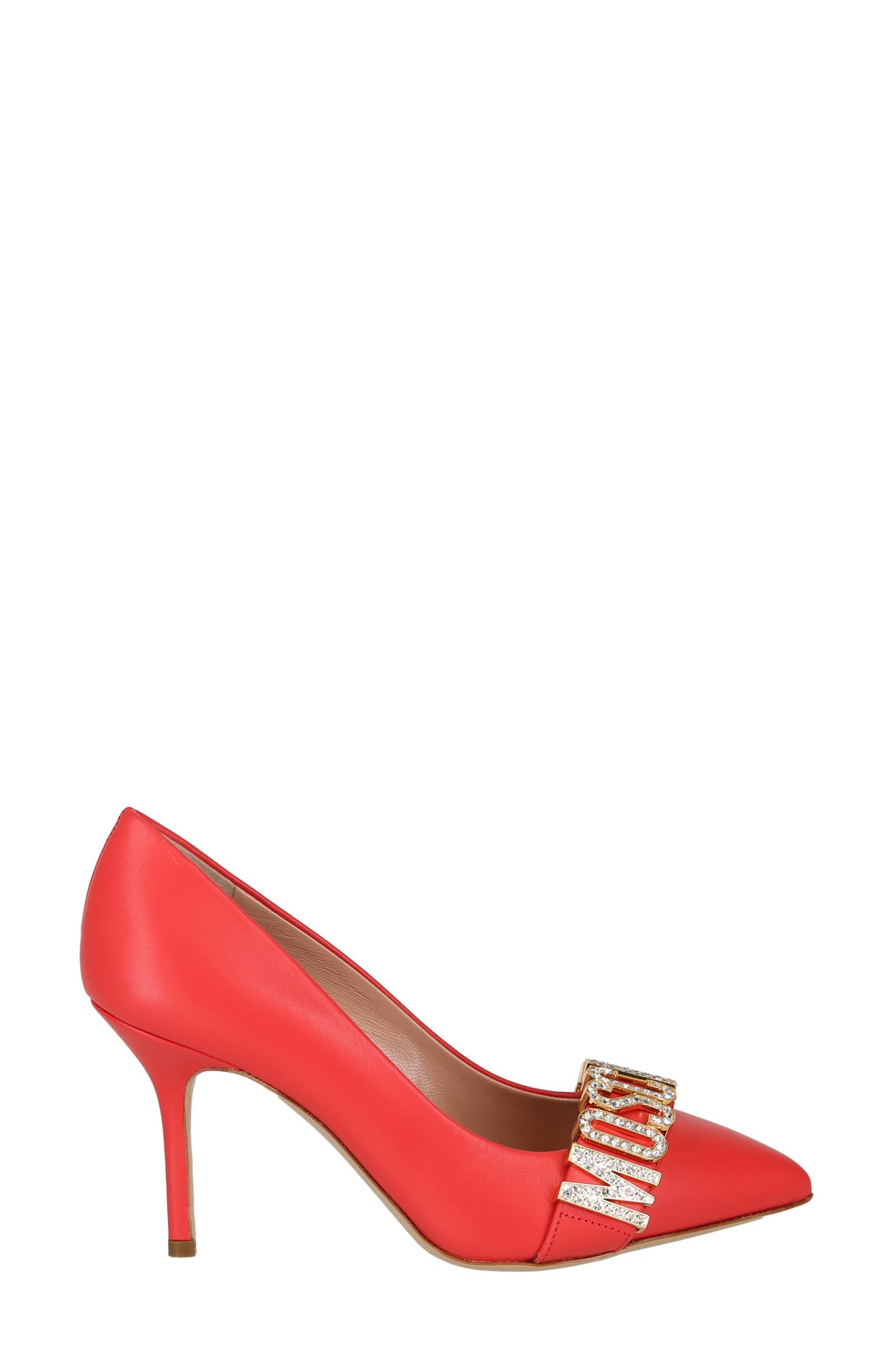 Moschino Crystal Embellished Pointed Toe Pump (Women) | Nordstromrack