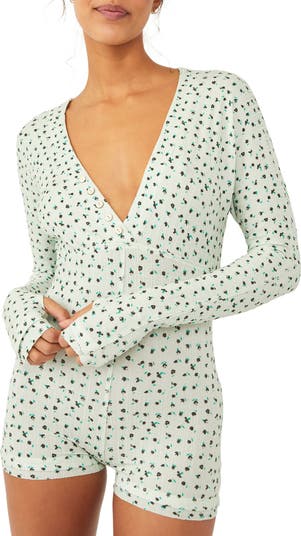 Free People Intimately FP Sleep In Long Sleeve Romper | Nordstromrack