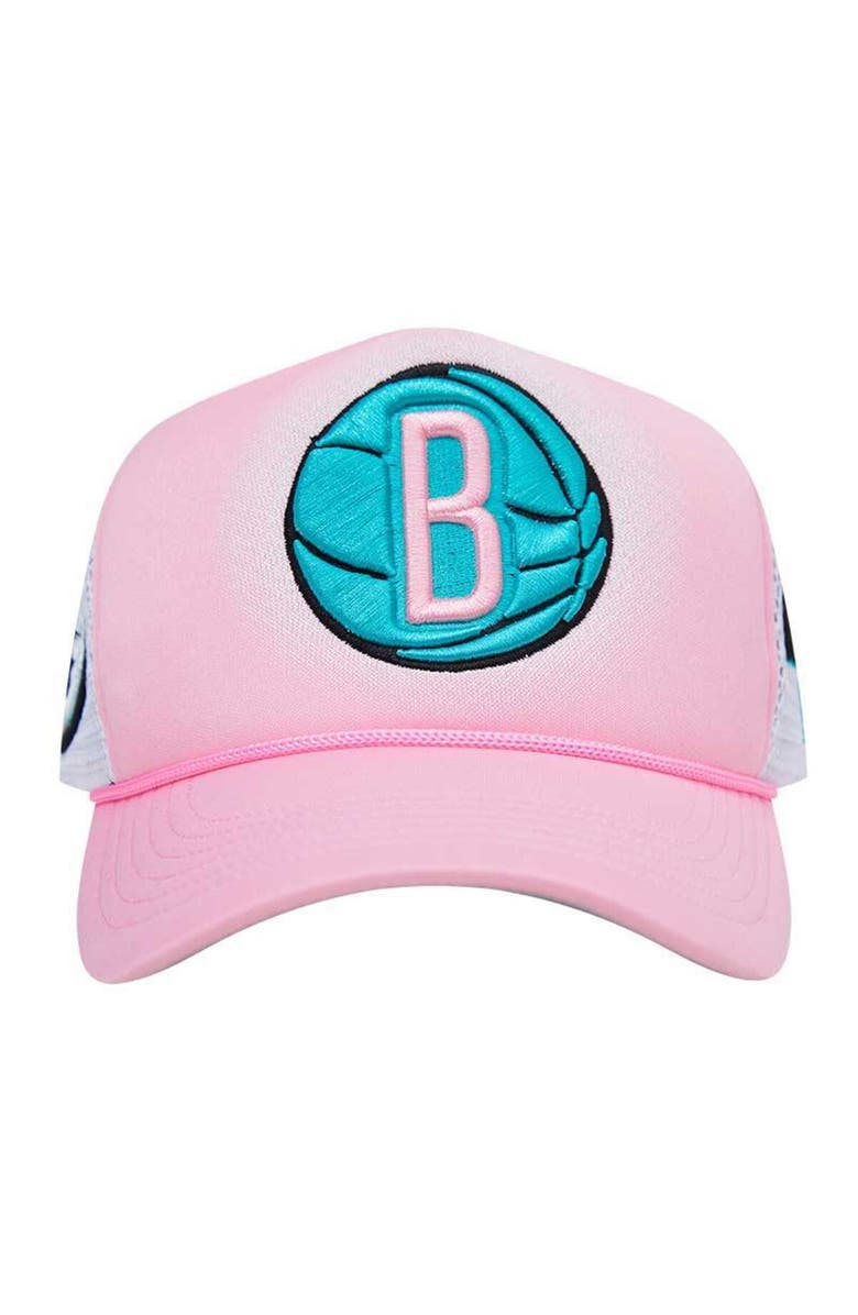 PRO STANDARD Men's Pro Standard Pink Brooklyn Nets Washed Neon Foam ...