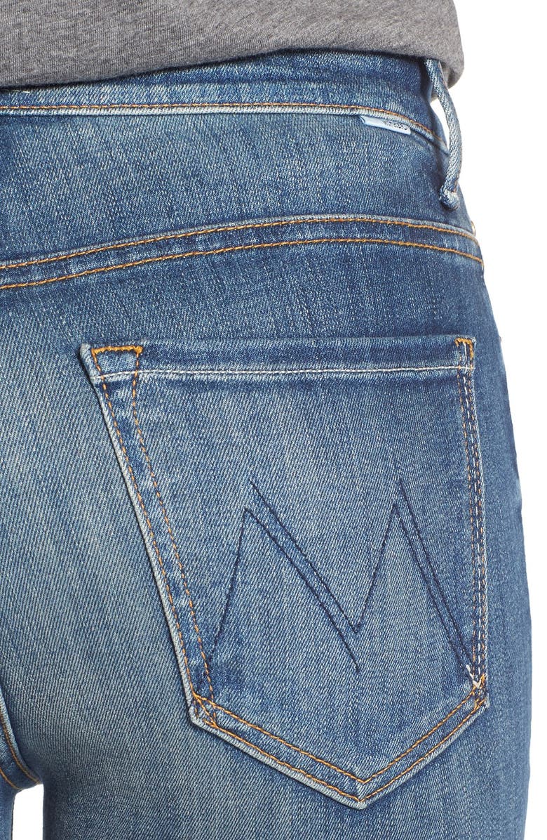 MOTHER 'The Insider' Crop Step Fray Jeans | Nordstromrack
