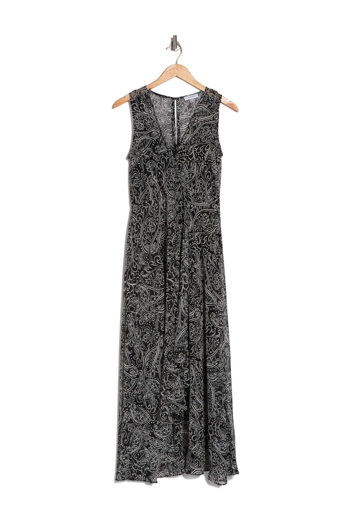 Calvin Klein Mock Wrap Paisley Midi Dress | Nordstromrack