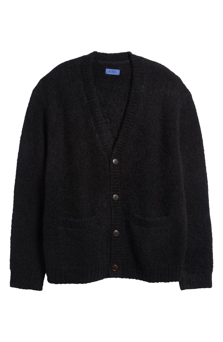 Saturdays NYC Michael Shaggy Mohair & Wool Blend Cardigan | Nordstromrack