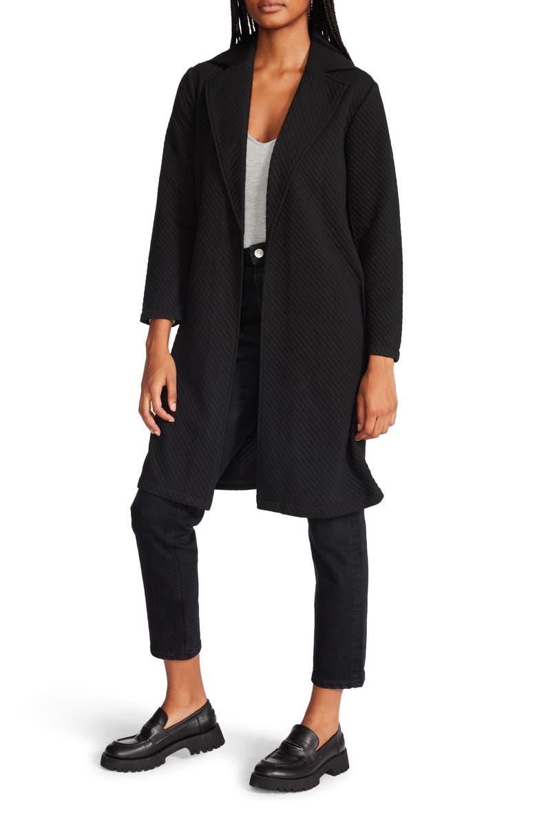 Steve Madden NOTCH COLLAR OPEN-FRONT KNIT | Nordstromrack