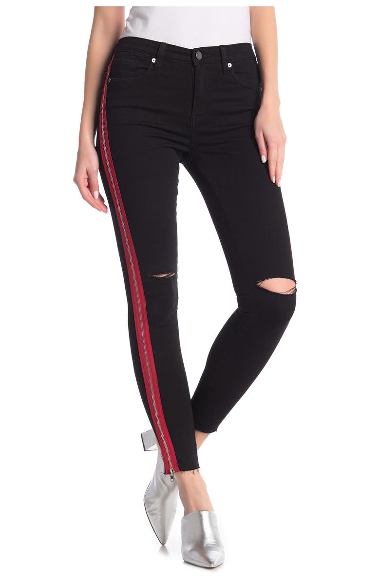 BLANKNYC High Rise Paneled Zipper Jeans | Nordstromrack