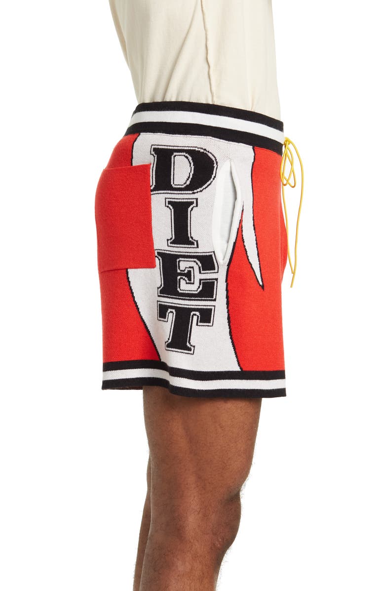 DIET STARTS MONDAY Intarsia Logo Knit Drawstring Shorts | Nordstromrack