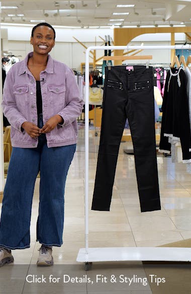 EDIKTED Kaede Faux Leather Skinny Pants | Nordstrom