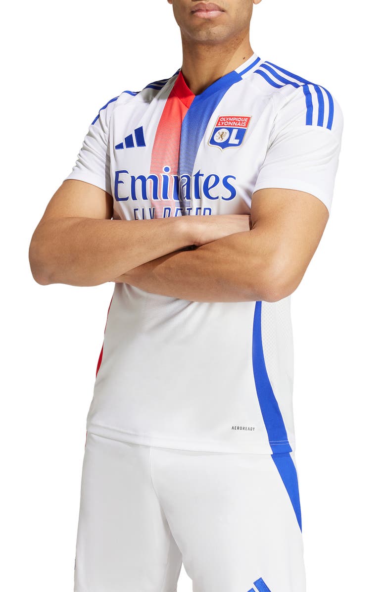 adidas Olympique Lyonnais 24/25 Home Jersey T-Shirt | Nordstromrack