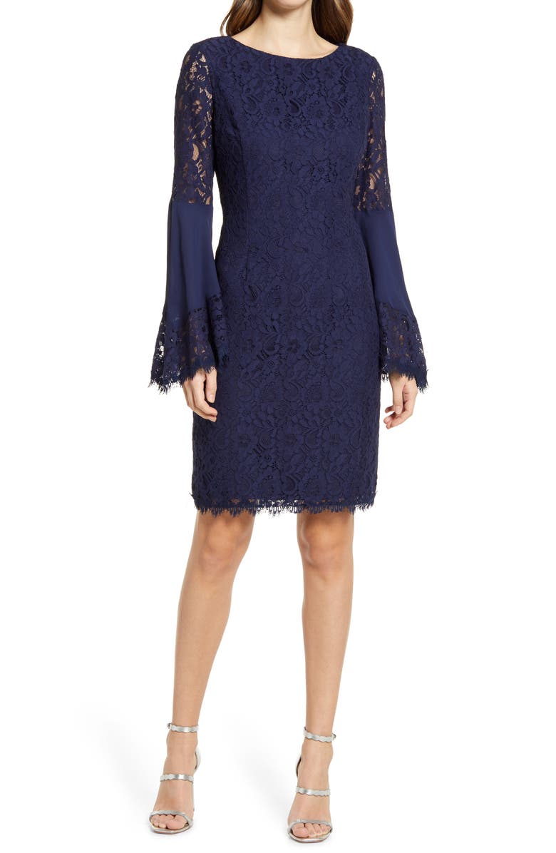 Shani Lace Long Sleeve Cocktail Dress | Nordstrom