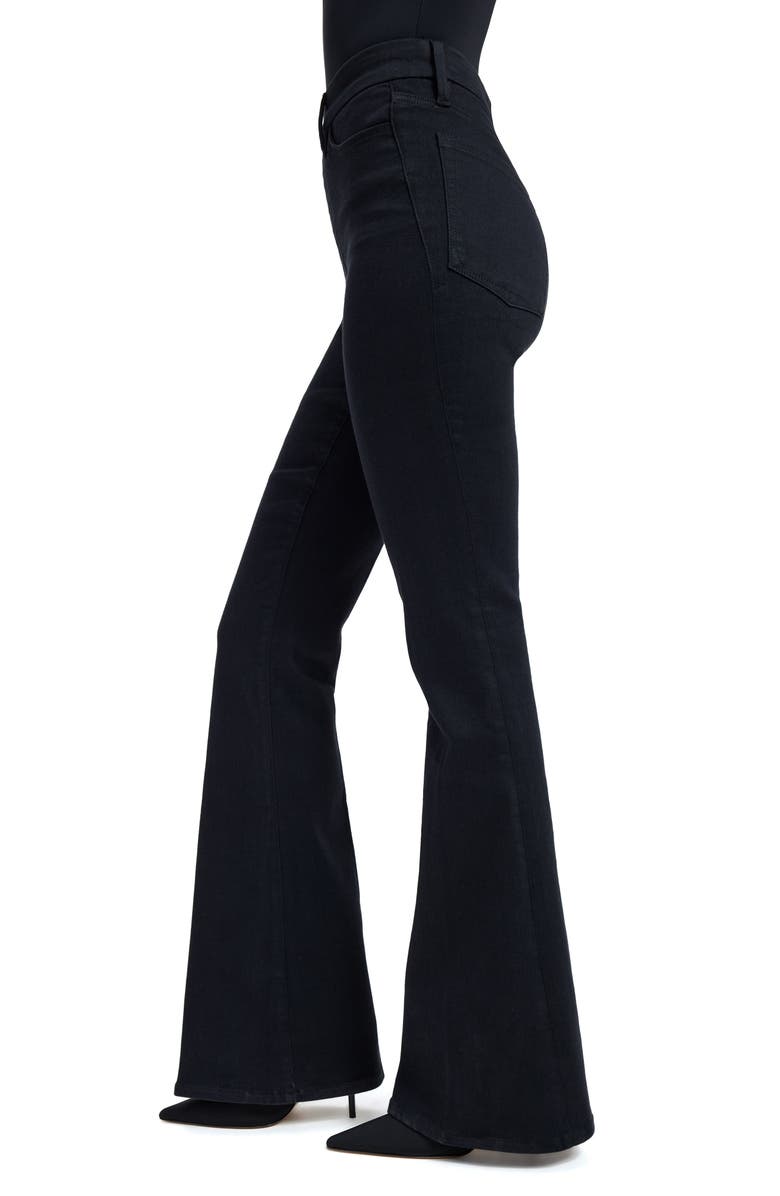 Good American Pull-On Flare Jeans | Nordstromrack