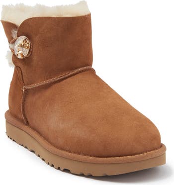 UGG® UGG Mini Bailey Button Bling Boot (Women) | Nordstromrack