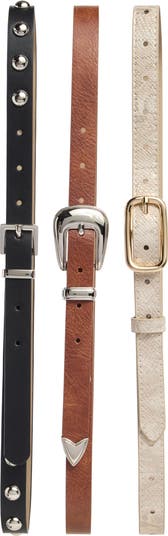 Steve Madden 3 for 1 Mix Belt Set | Nordstromrack