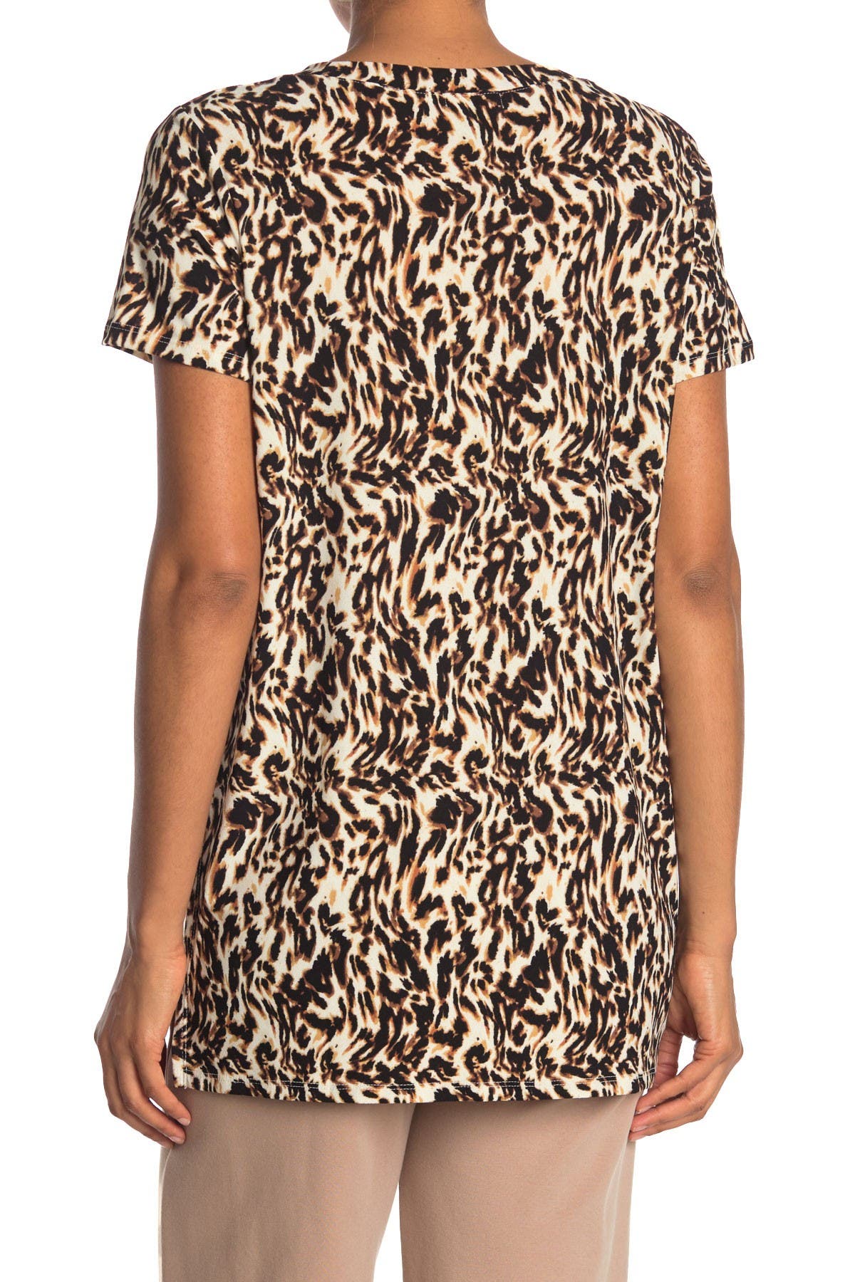 Halogen® Short Sleeve Tunic T-Shirt | Nordstromrack